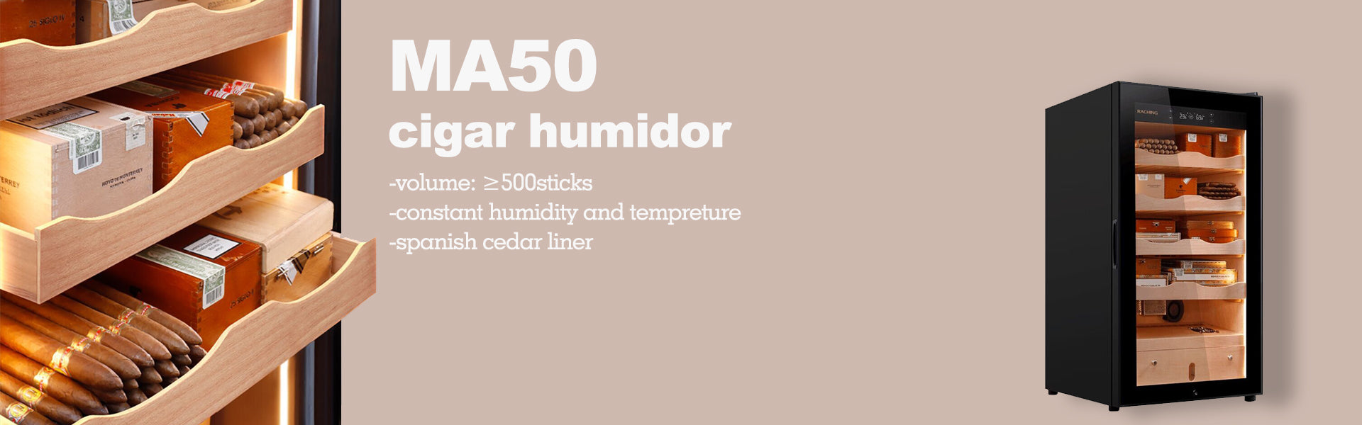 Raching provides cigar humidor, cigar cabinet, steak dry aging cabinet ...