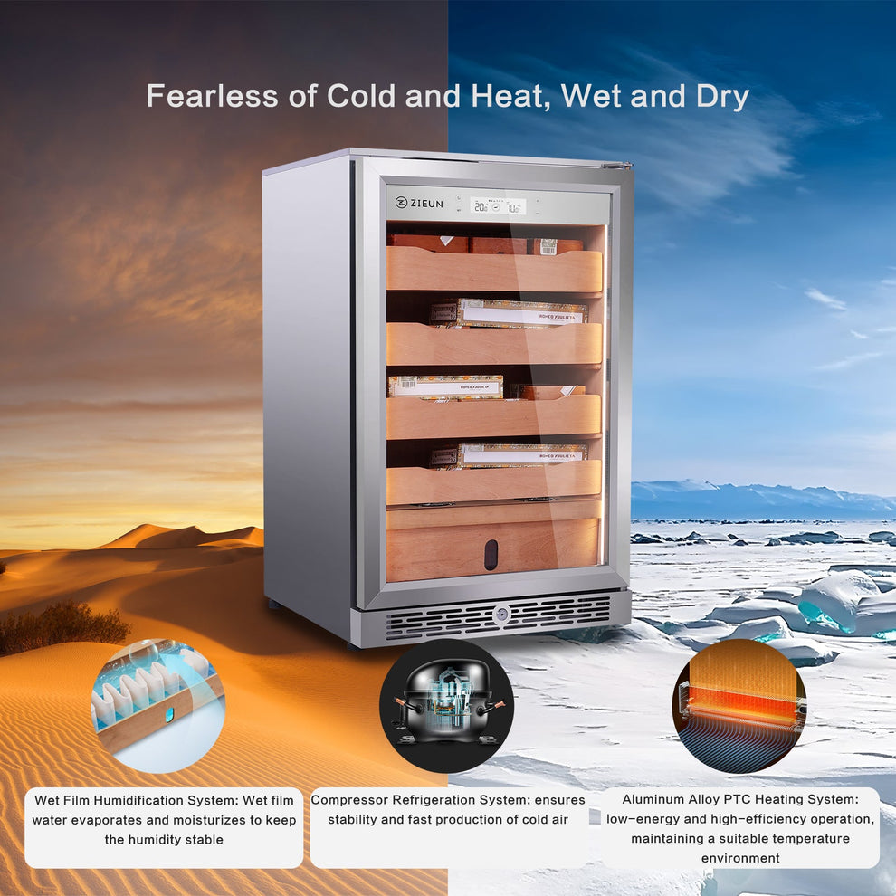 ZIEUN CIGAR HUMIDOR FZC360N – RACHING